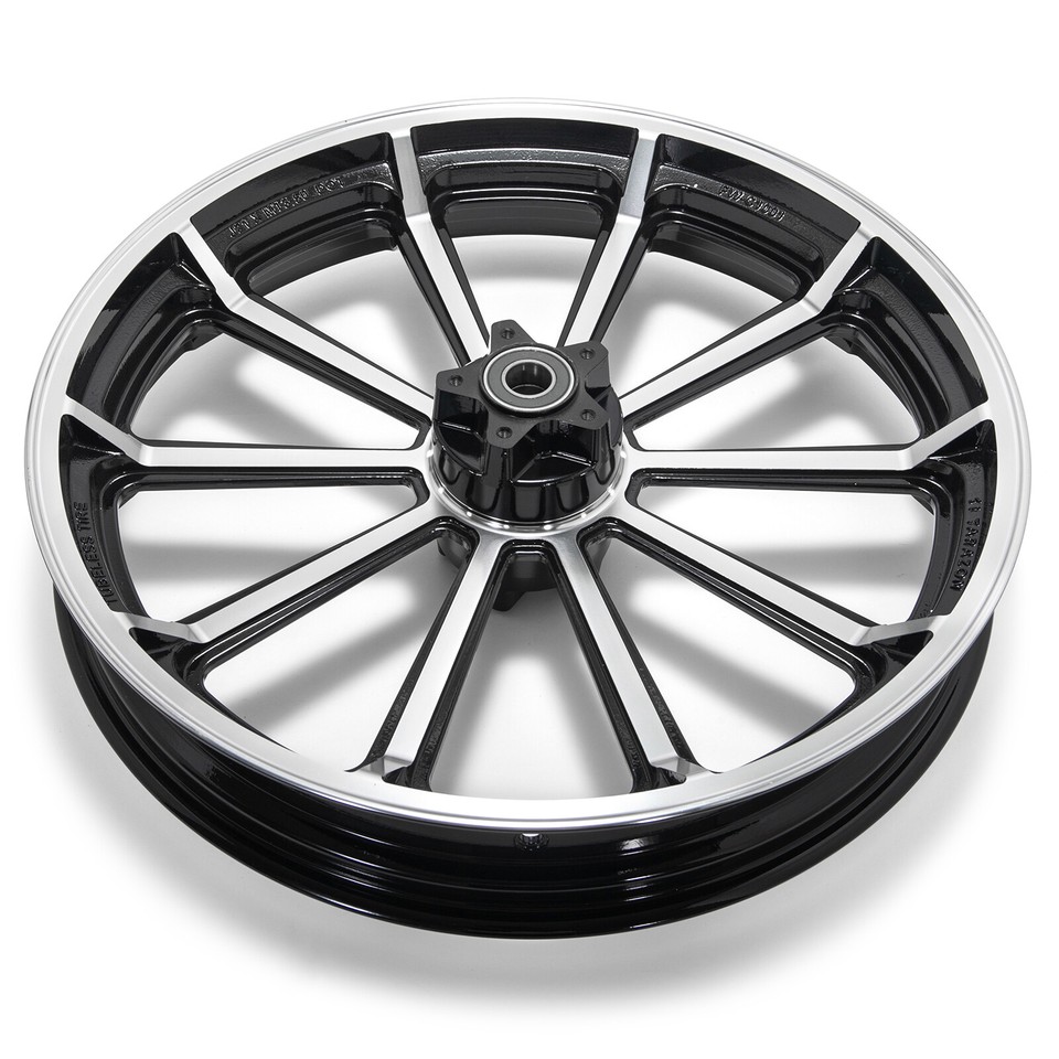 21x3.5 Harley Dyna Wide Glide FXDWG Softail Heritage FLSTC Front Wheel ...