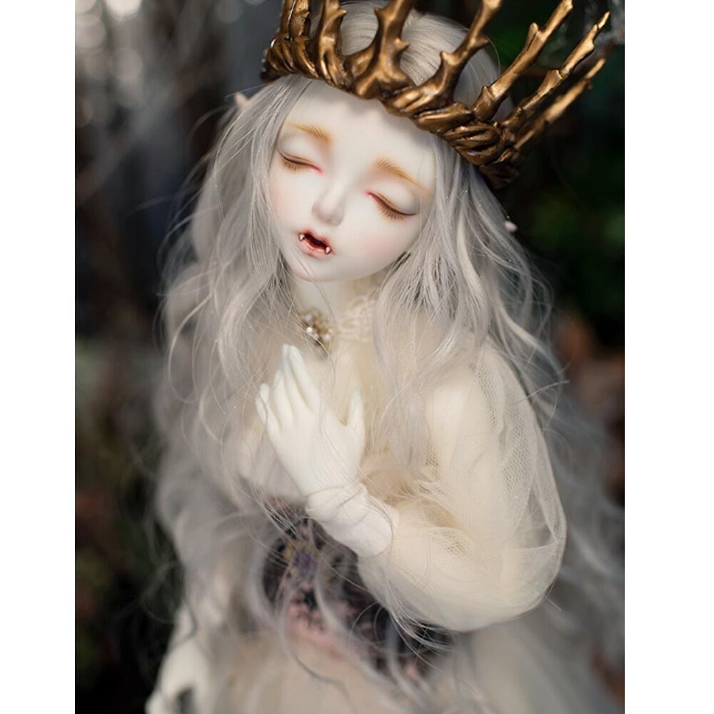 1/4 BJD Doll Vampire Girl Close Eyes Ball Jointed Doll Bare Doll ...