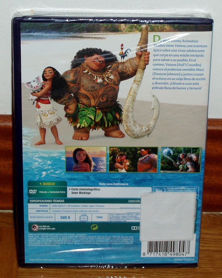 Moana Classic Disney No. 58 DVD New Sealed Animation R2 | eBay