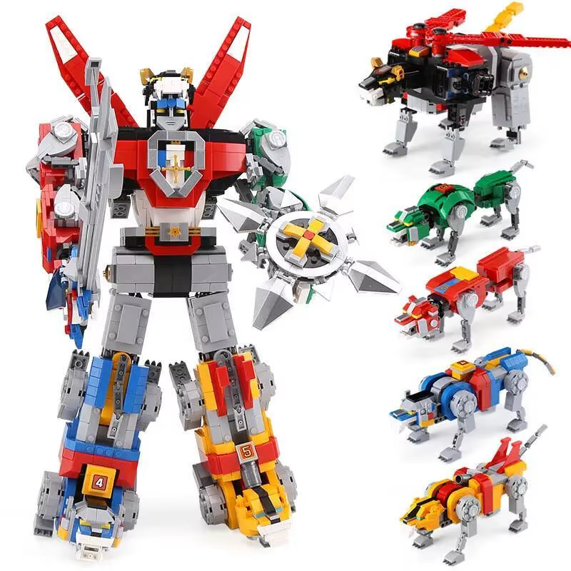21311 Ideas: Voltron Transformers Building Blocks Toy Bricks Set 2 ...
