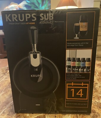 KRUPS (NIB) HOPSY SUB Compact Fresh Draft Beer Keg Man Cave Pub ...