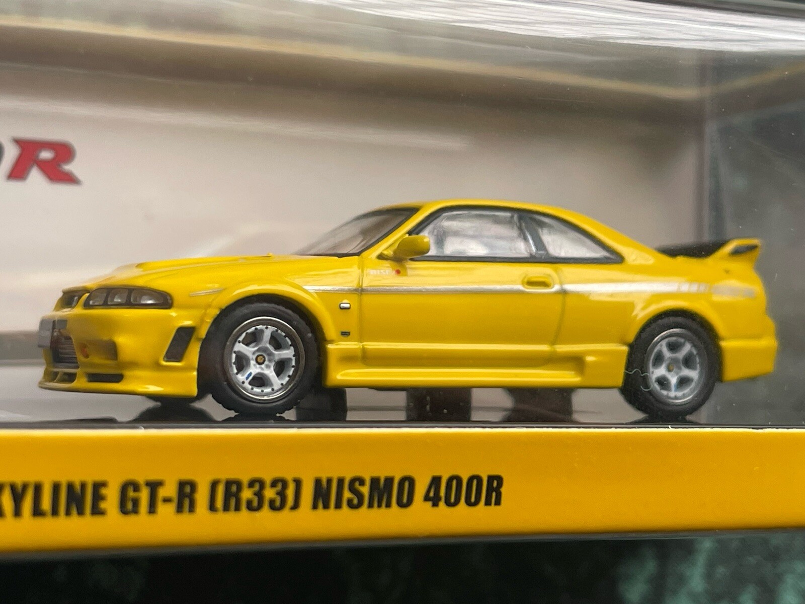 1:64 Inno64 Nissan Skyline GT-R R33 NISMO 400R Yellow Sealed RARE #36 ...