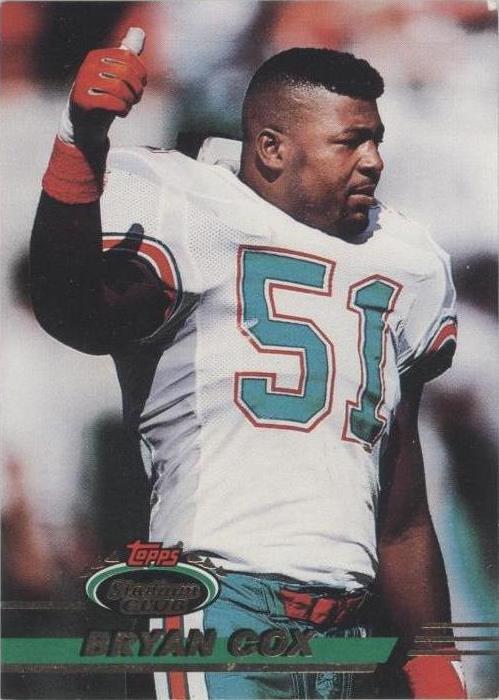 1993 Topps Stadium Club - Bryan Cox #6 for sale online | eBay