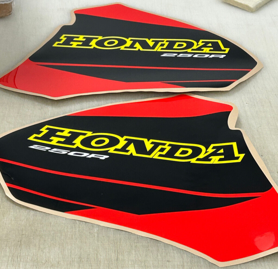 HONDA XR250 XR 250 TANK DECALS GAS TANK GRAPHICS STICKERS THICK 21 MIL ...