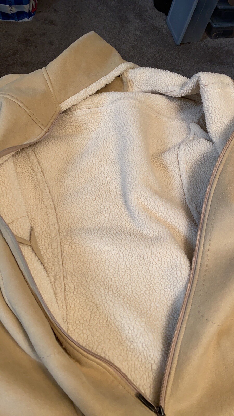 Utex jacket lined and hooded zip front Size large | eBay