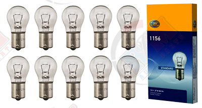 10x HELLA 1156 12v Light Bulb Auto Car Brake Stop Signal Turn Reverse ...