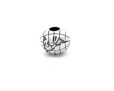 Pandora World Bead Charm in Sterling Silver | eBay