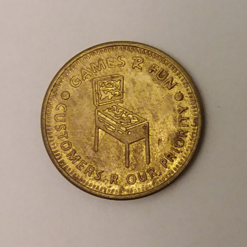 Games R Fun Pinball Arcade Game Token 22mm | eBay