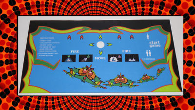 Multicade Galaga Control Panel Overlay without trackball | eBay