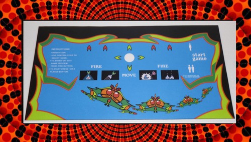 Multicade Galaga Control Panel Overlay without trackball | eBay