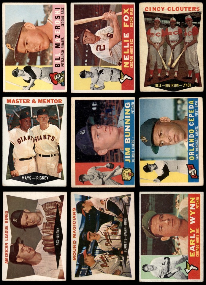 1960 Topps Baseball Complete Set 3 - VG 6846662 | eBay