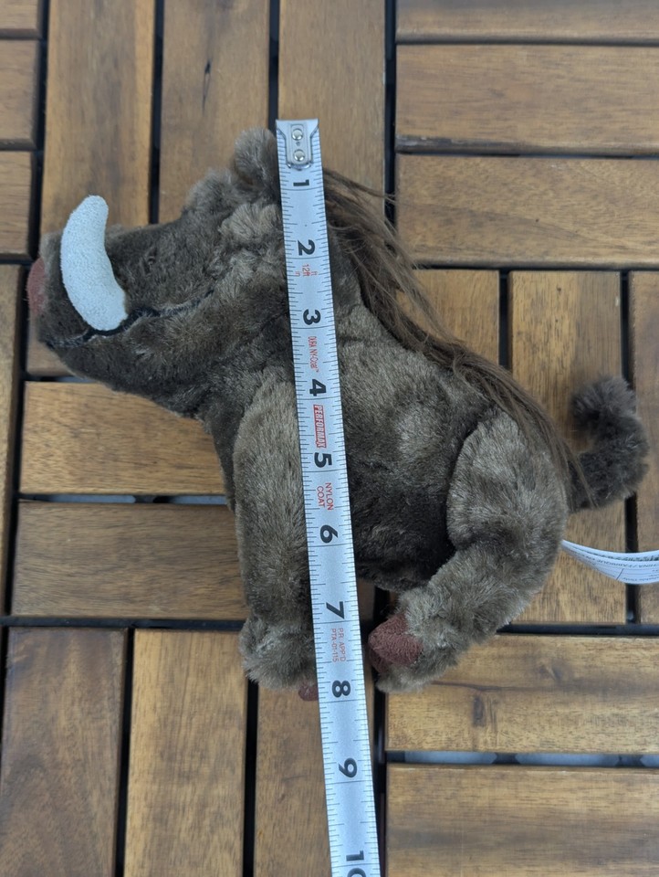 Disney The Lion King Pumbaa Talking Soft Plush Warthog Stuffed Animal ...