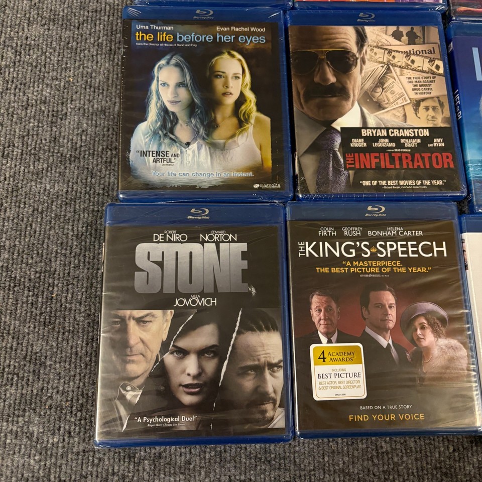 Wholesale lot 20 Blu-ray Movies - Assorted - Free Shipping - Brand NEW ...