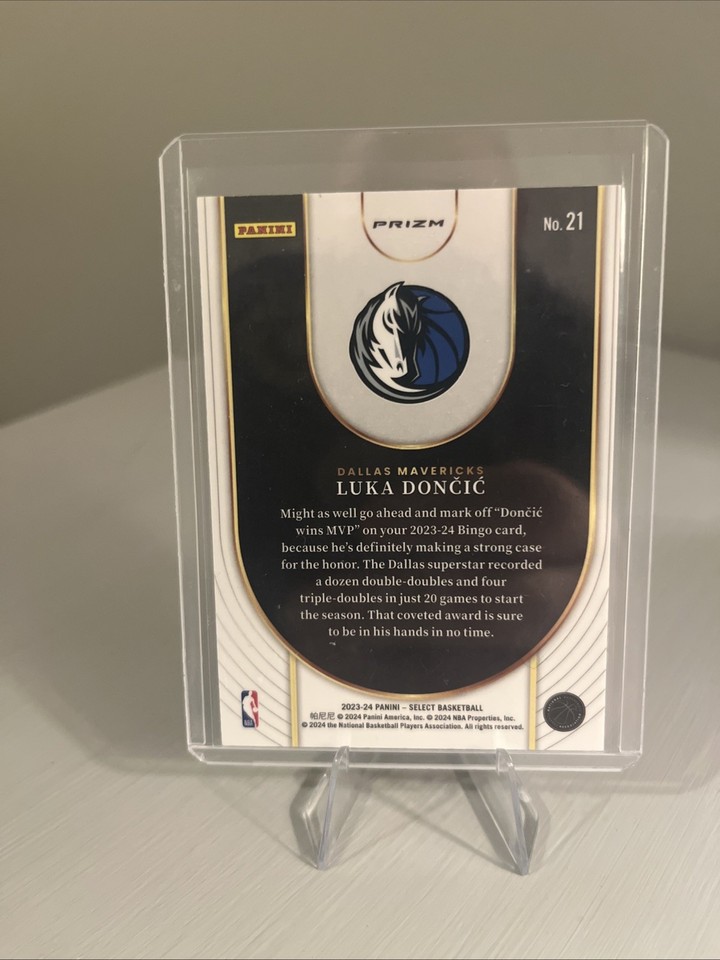 2023-24 Panini Select - Neon Icons Luka Dončić #21 Tectonic Prizm | eBay