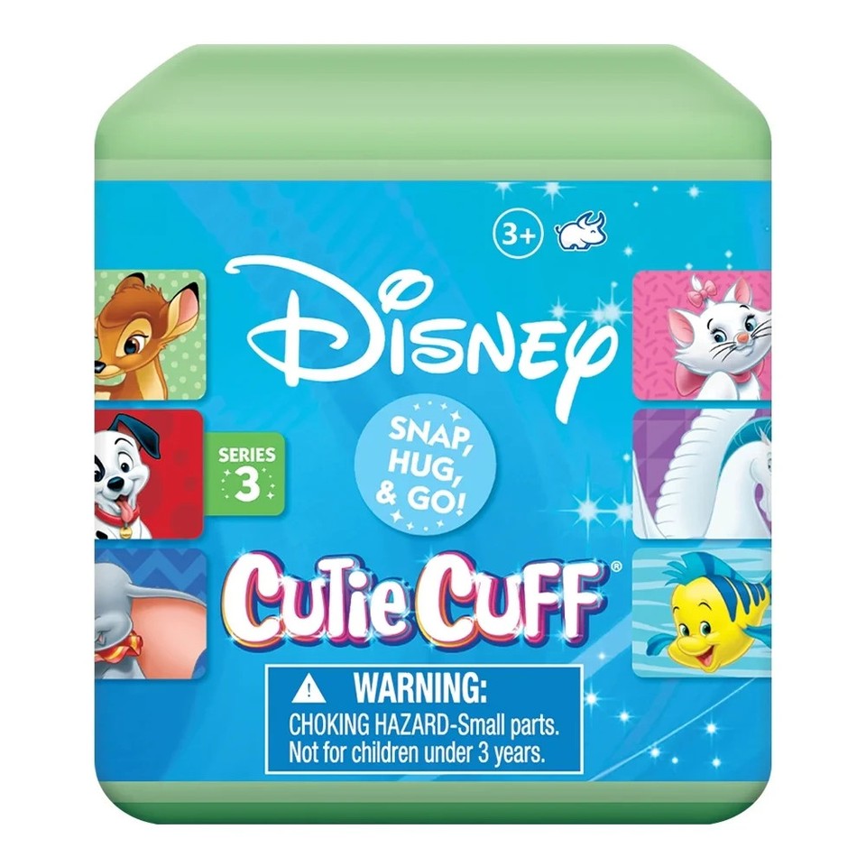 Disney Cutie Cuff Plush Slap Bracelet – Surprise Character – Collect ...