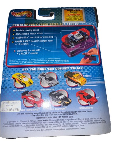 New Hot Wheels Motorized X-V Racers 1999 Flash fire Red | eBay