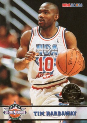 1993 NBA Hoops All-Star Weekend Tim Hardaway #272 5th Anniversary Gold ...