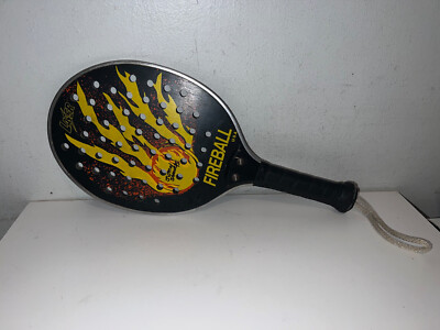Laser FIREBALL Paddleball Wood Racquet Made in USA | eBay