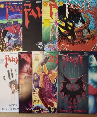 Faust 1-7 Comic Lot Tim Vigil Northstar/Rebel Comics Fine | eBay