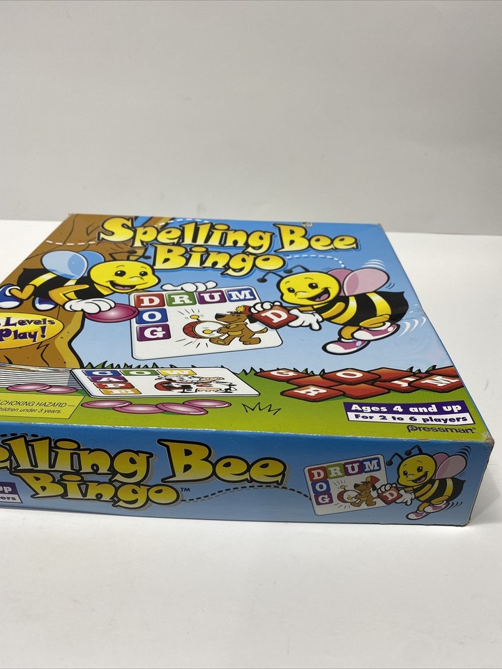 SPELLING BEE Bingo Game for Kids by Pressman NEW 21853052503| eBay