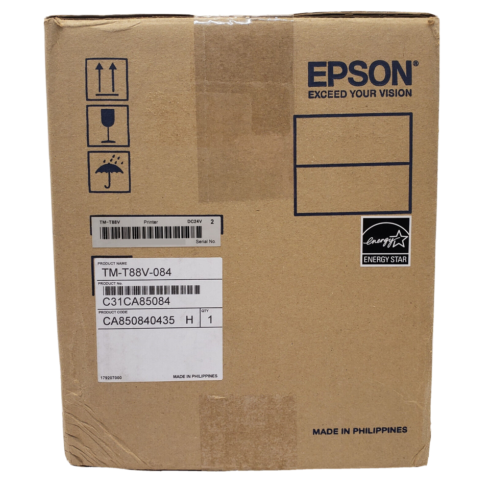 Epson TM-T88V POS Thermal Receipt Printer USB Serial - TM-T88V-084 ...