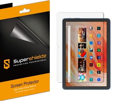 3X Supershieldz Clear Screen Protector for Fire HD 10/ 10 Plus (2021 ...