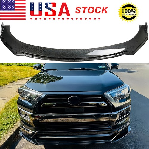 For Toyota 4Runner SUV 1968-2023 Carbon Fiber Front Bumper Lip Splitter ...