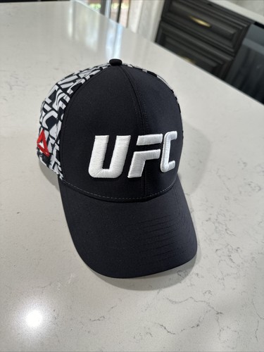 Reebok UFC Hat Cap Logo Snap Back MMA Octagon Training Gym Mesh Back ...
