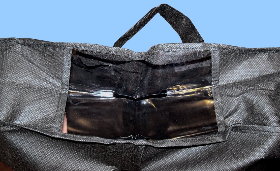 New FUR COAT STORAGE GARMENT BAG-55 INCH-5" GUSSET-CLEAR TOP&STORAGE ...