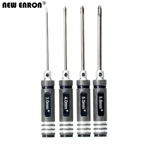 RC Tools Cross Phillips Screwdriver 3/4/5/5.8mm Multi for Helicopter ...