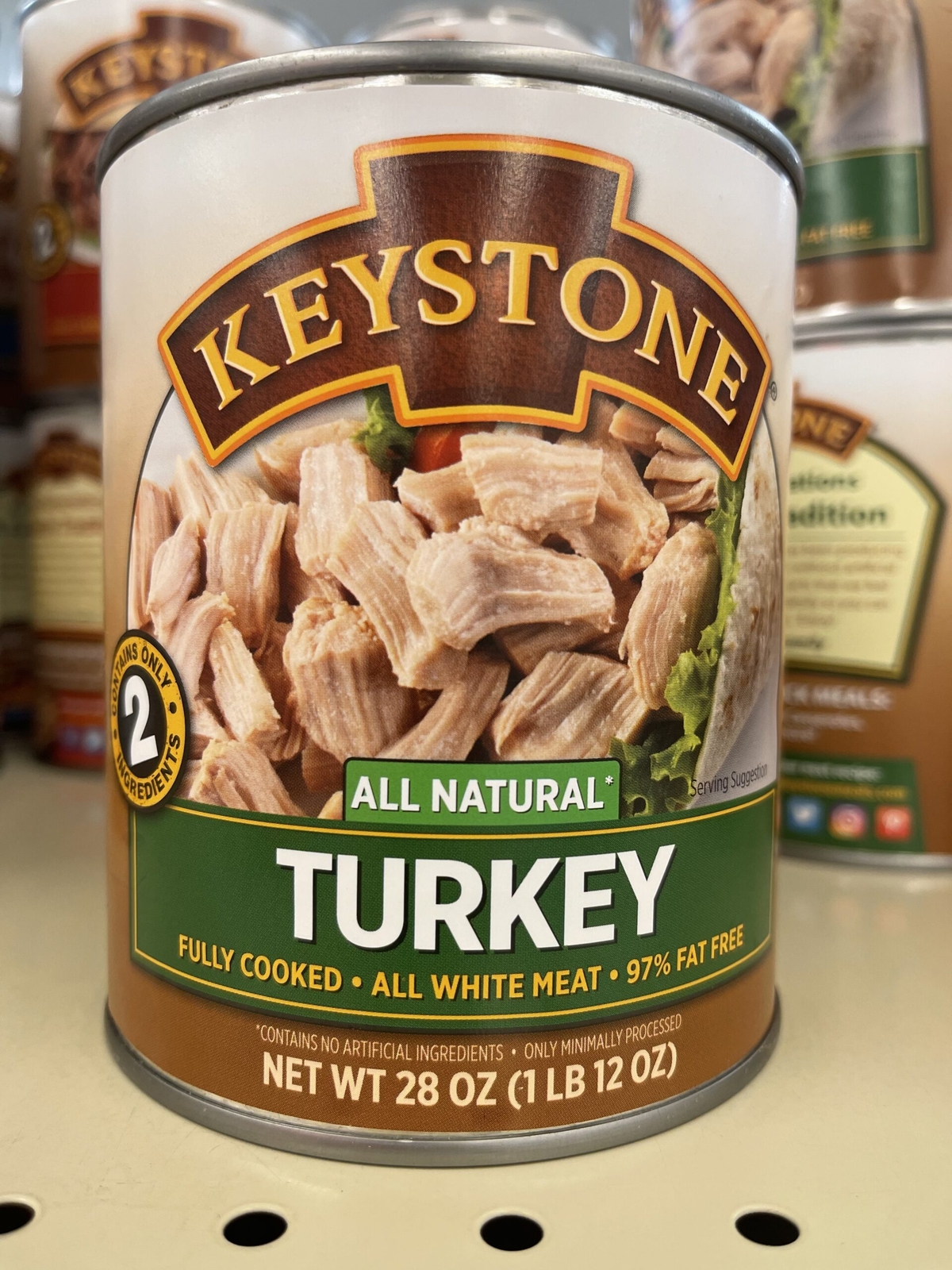 2 CANS Keystone All Natural Turkey 28 Oz Heat & Serve Roast Chili | eBay