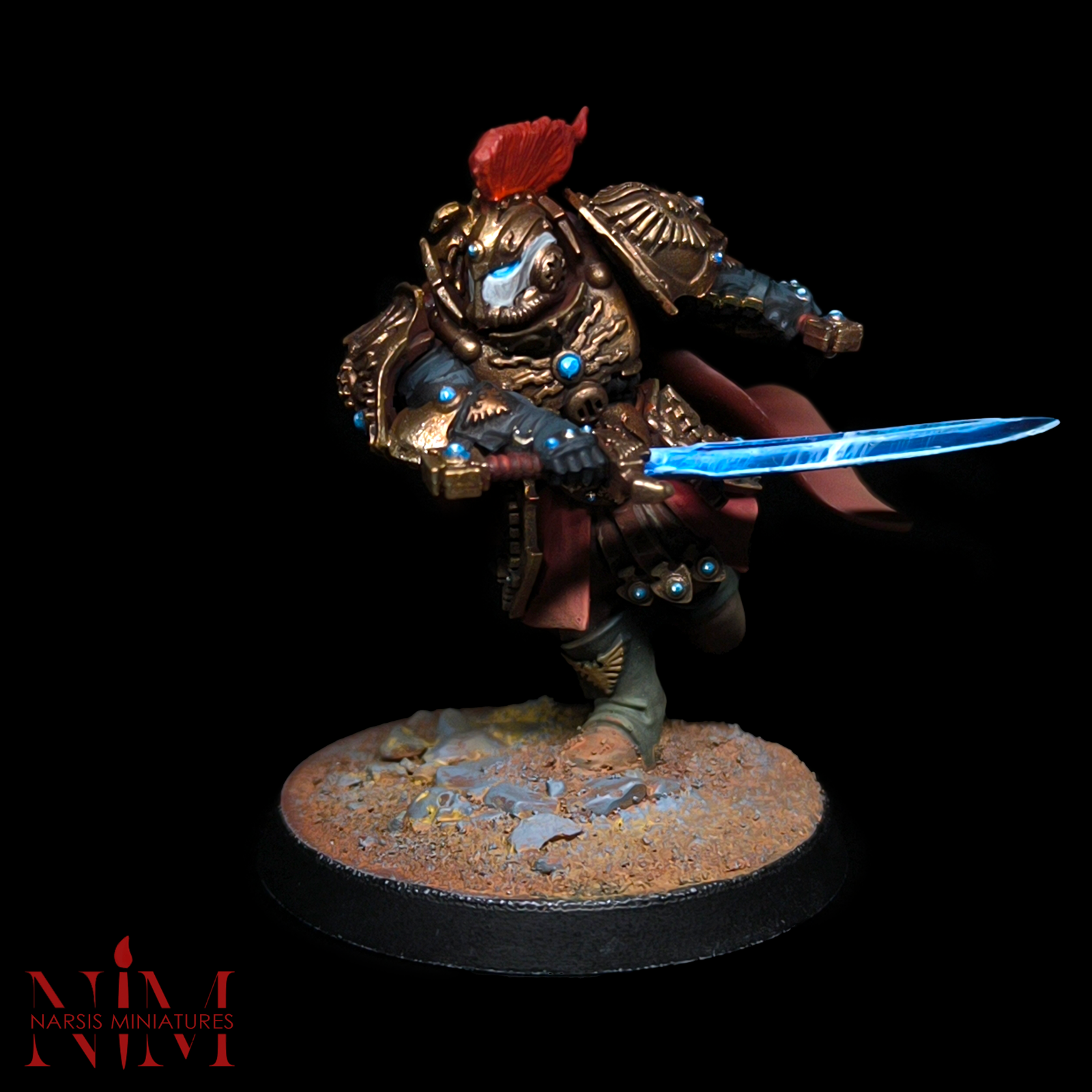 Warhammer 40k painted Custodes blade champion | eBay