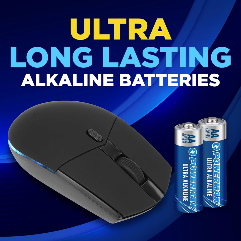 24-100 AA Batteries Long Lasting Alkaline Battery Heavy Duty Tv Remote ...