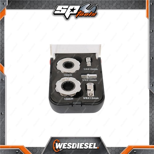 SP Tools 5 Pcs of Finger Tip Ratchet Set - 1/4 & 3/8 inch Drive Adapter ...