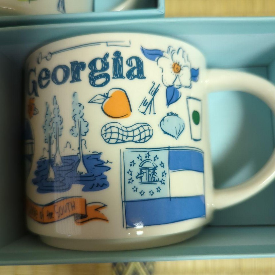 Atlanta MICHIGAN Georgia Starbucks coffee Cup Mug 14oz Been There ...