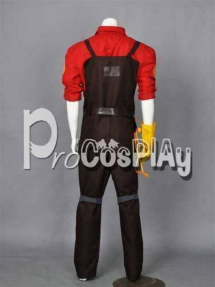 Team Fortress 2 Red Engineer Cosplay Costume | eBay UK