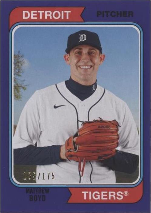 2020 Topps Archives - 1974 Topps Matthew Boyd #181 Purple /175 for sale ...