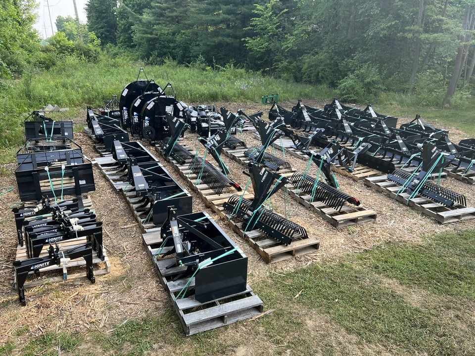 NEW 48" / 4 ft Tiller FREE SHIPPING For 3PT Tractor (Made in USA Heavy ...