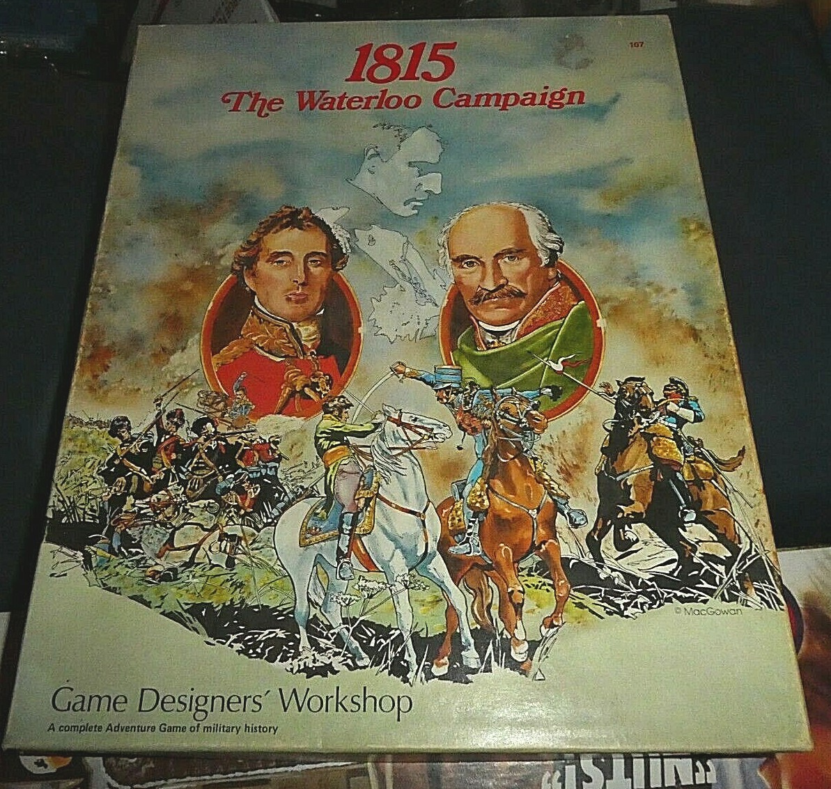 Game Designers Workshop GDW 1815 Waterloo Campaign Adventure Game ...
