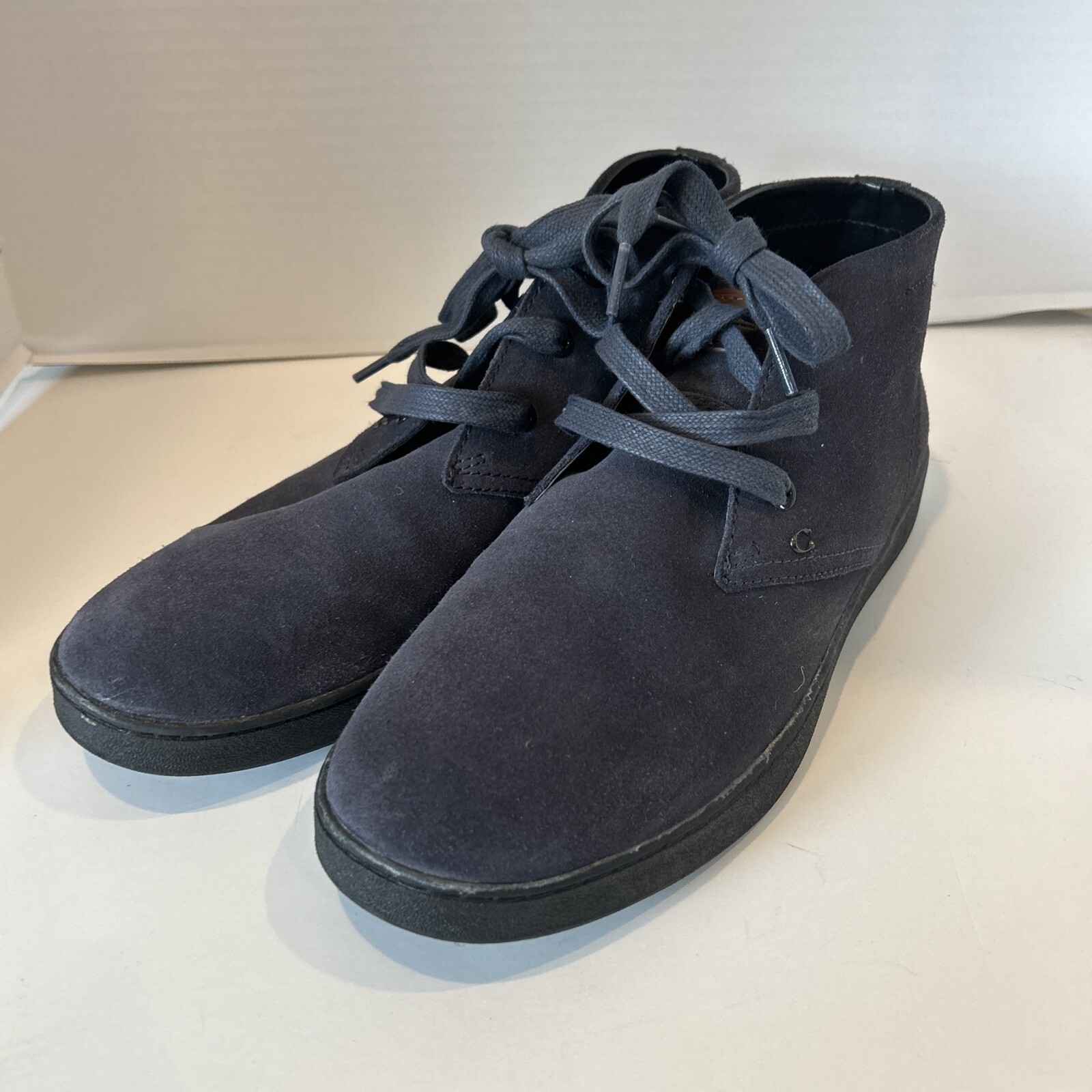 Coach Men's Boots blue Suede Chukka Ankle Shoes Exc… - Gem