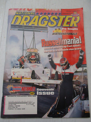 NATIONAL DRAGSTER MAGAZINE FEBRUARY 16, 2001 WARREN RUSSELL CHECKER ...