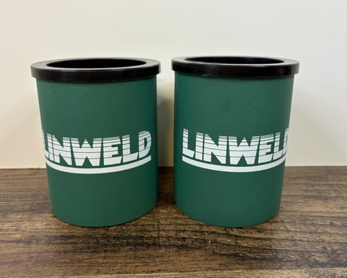 Lot Of 2 Linweld Matheson Cooler Koozies Koozie Green Welding Company ...