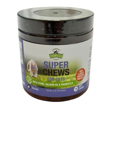 Strawfield Chews - L Lysine Cat Chew Supplements 120 Count Bottle ...