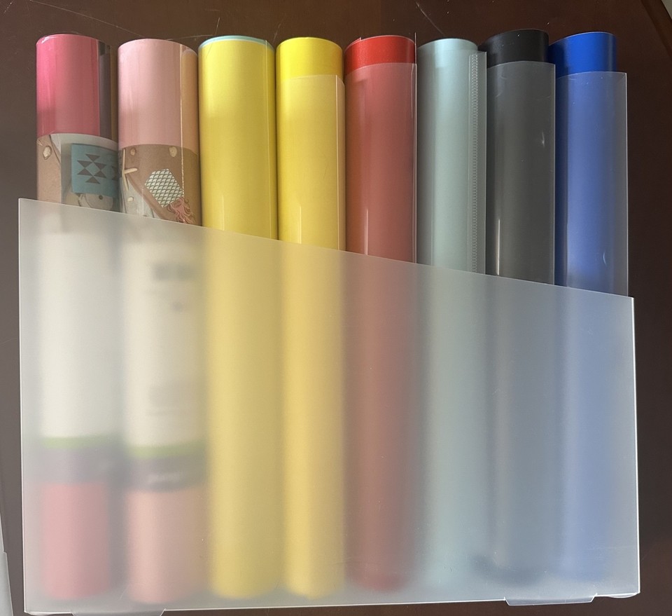 Totally Tiffany Vinyl Roll Holders. 6 trays, 36 sleeves, 6 pockets. NO ...