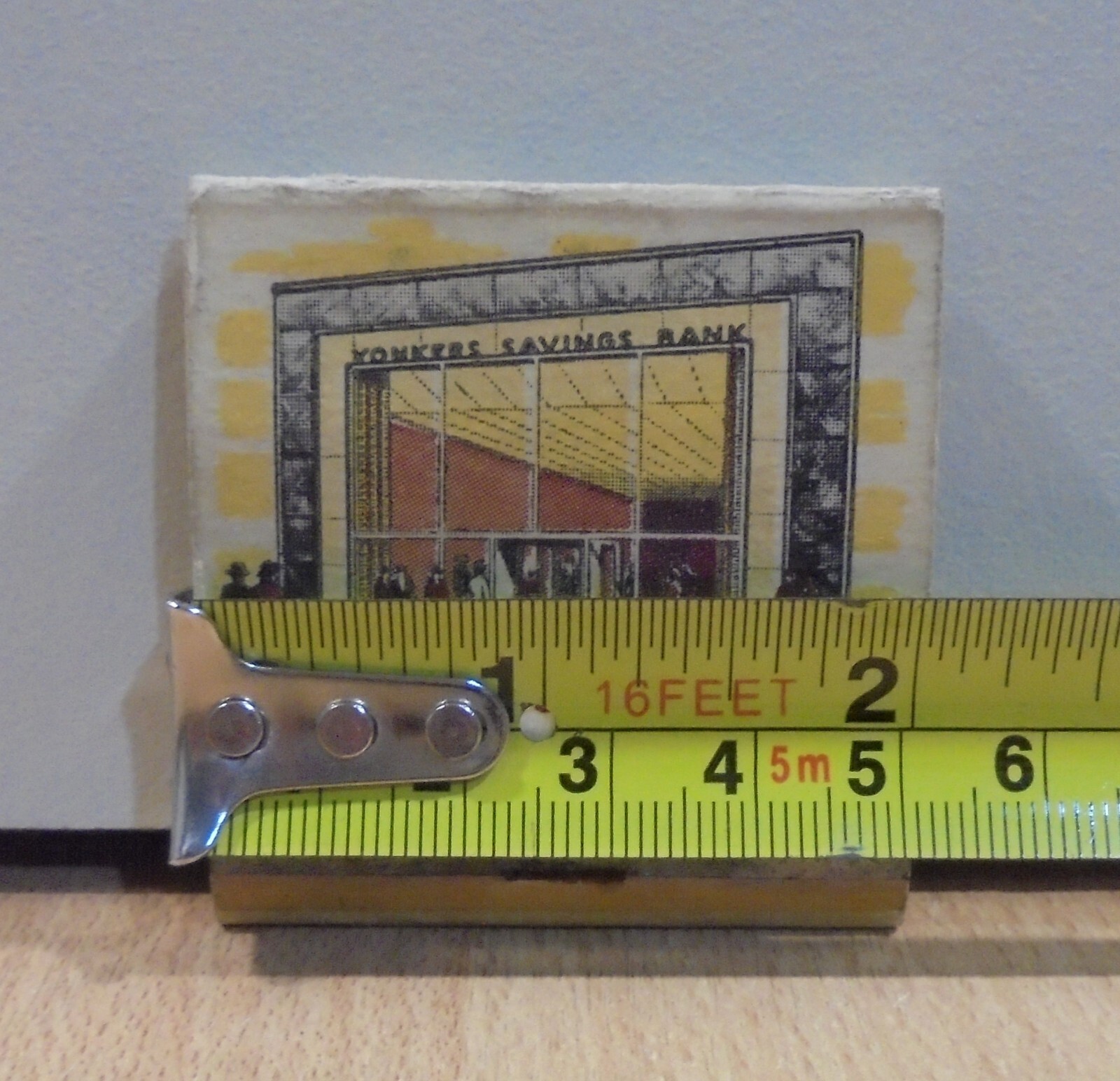 YONKERS SAVINGS BANK VTG MATCHBOX EMPTY | eBay