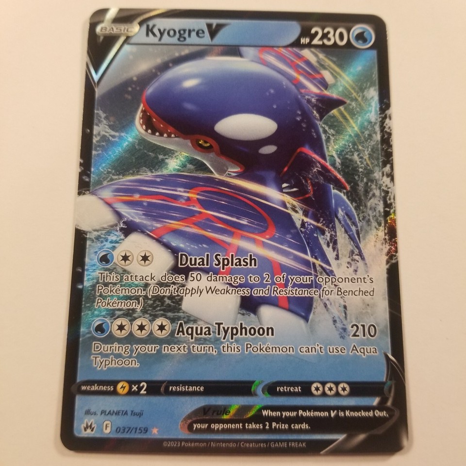 Kyogre V 037/159 Crown Zenith Holo | eBay