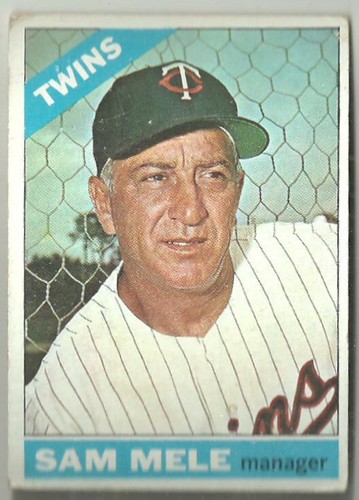 SAM MELE MINNESOTA TWINS #3 - TOPPS NM-MT 1966 | eBay