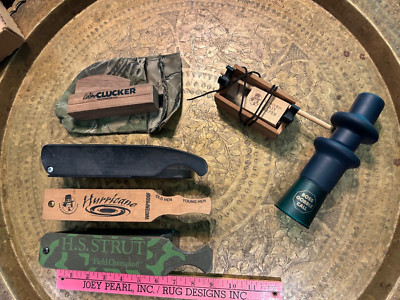 Six TURKEY CALLs 6 wood friction Hunting | eBay