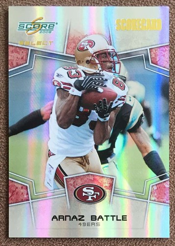 Arnaz Battle 2008 Score Select Scorecard #274 /100 Numbered Parallel ...