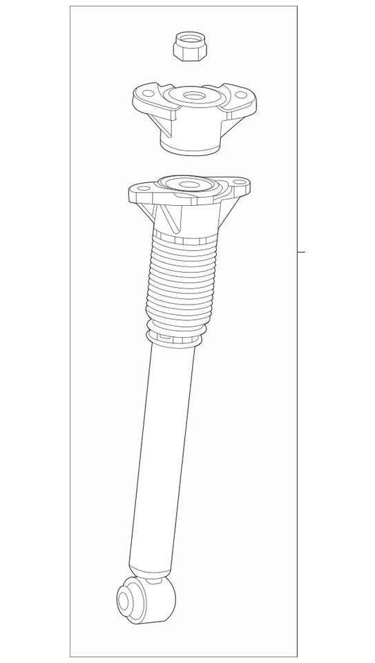 Genuine Mercedes-Benz Strut 167-320-60-03 | eBay